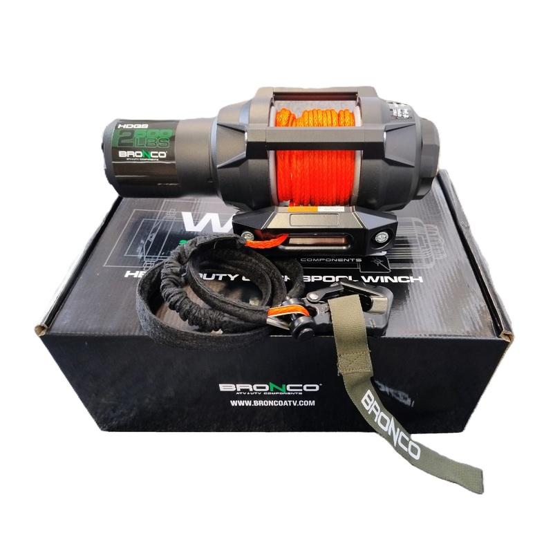 Bronco Hdqs 2500 Winch With Remote - ATV accessories, general parts - 4 ...