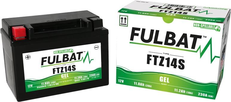 FULBAT FTZ14S GEL akku - Mp-tarvikkeet ja yleisosat - 2 - Storm Motor