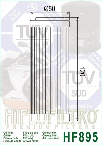 Hiflofiltro öljynsuodatin Ural #IMZ-8.101-01090-01 - Mp-tarvikkeet ja ...