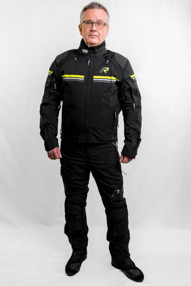 Rukka ArmaTou-R ajotakki musta/hi-viz - moottoripyörävarusteet - Storm ...