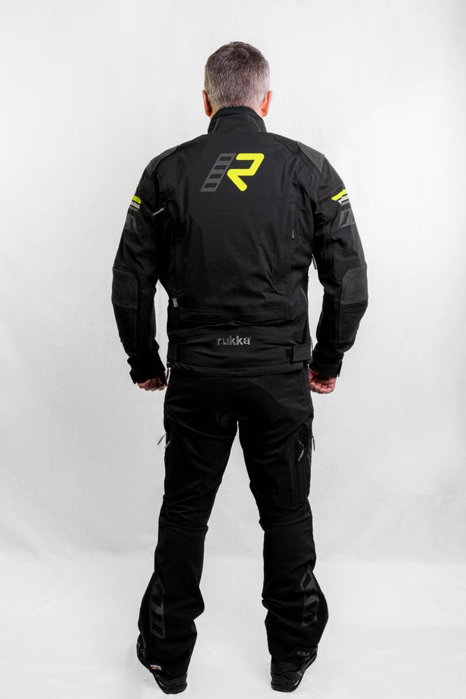 Rukka ArmaTou-R ajotakki musta/hi-viz - moottoripyörävarusteet - Storm ...